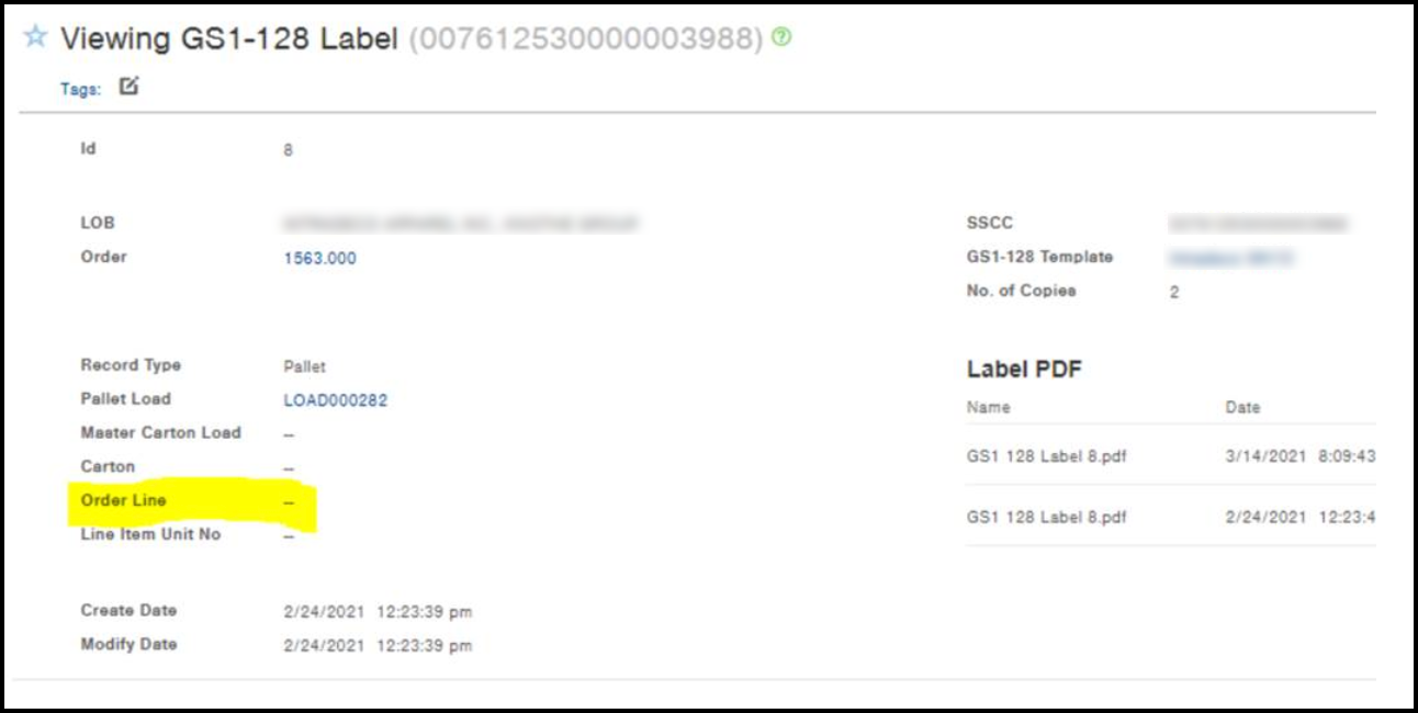 Use Case for Discovering How Data Shows on a GS128 Label