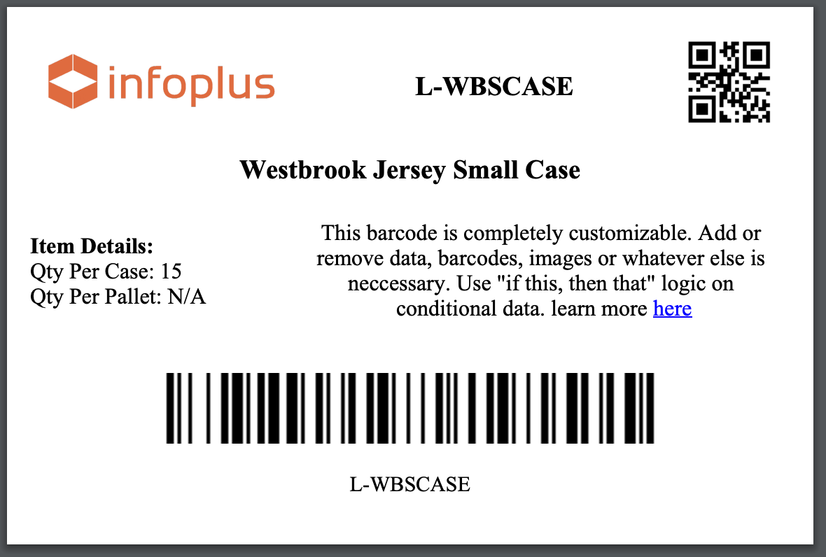 Example Barcode Templates