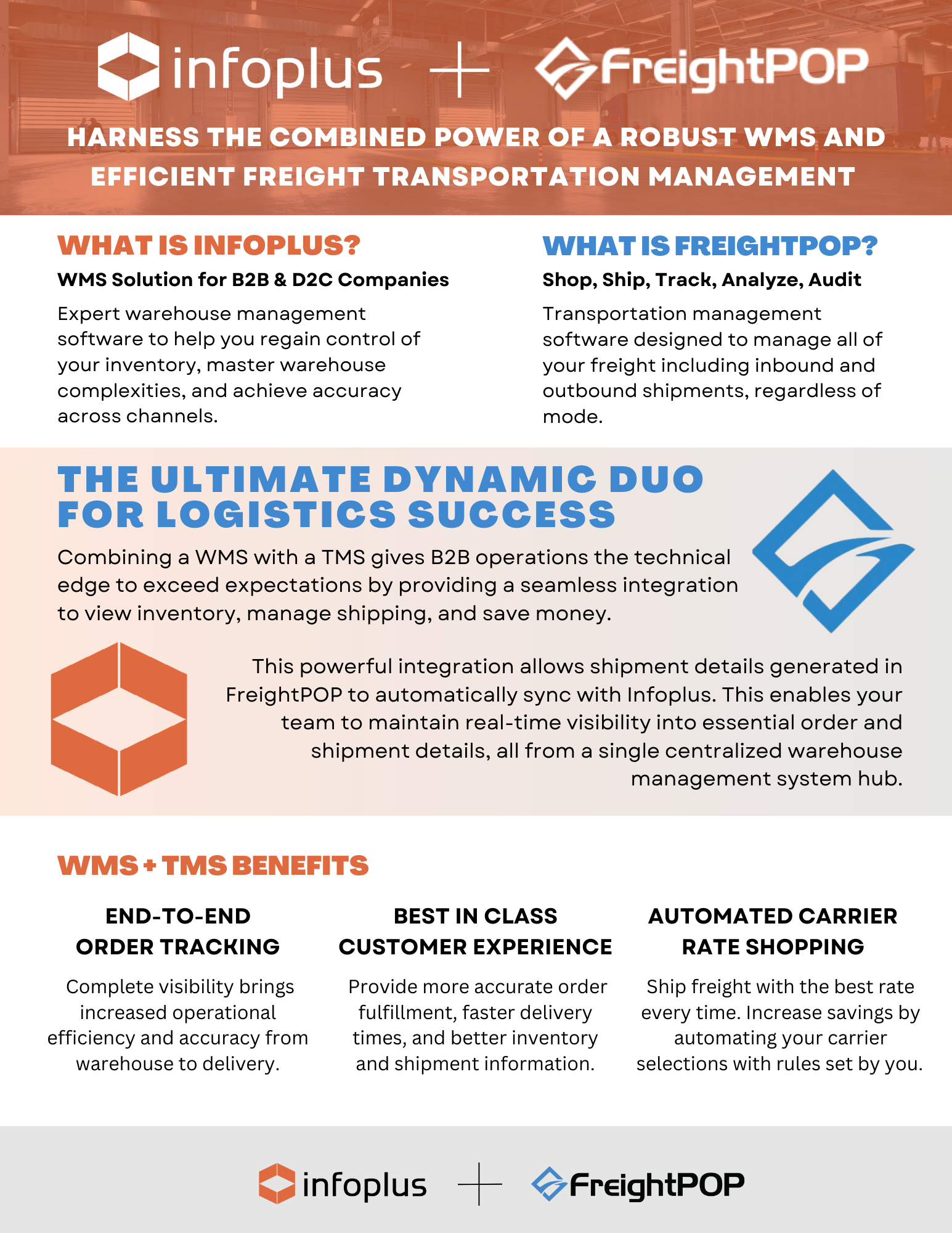 Infoplus and FreightPOP: The Dynamic Duo for Logistics Success