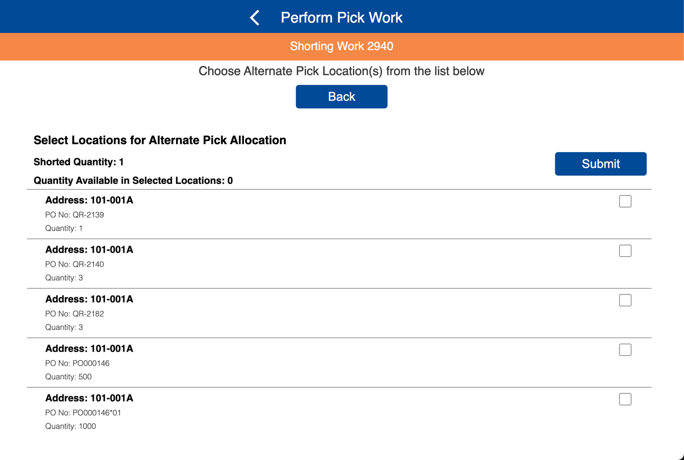 Alternate Pick: Select a different location when inventory does not ...