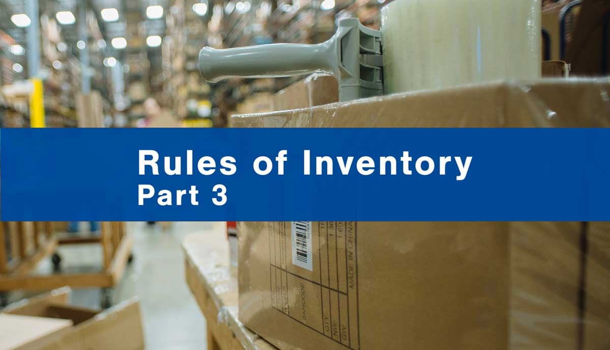 The First 3 Rules of Inventory --- Rule #3: Know thy Inventory
