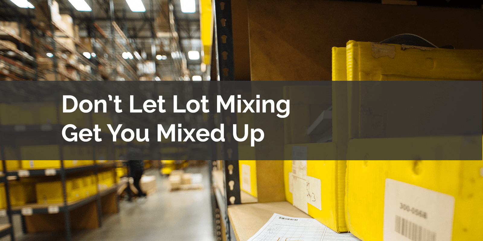 Don’t Let Lot Mixing Get You Mixed Up: The How and Why of Mixing Rules